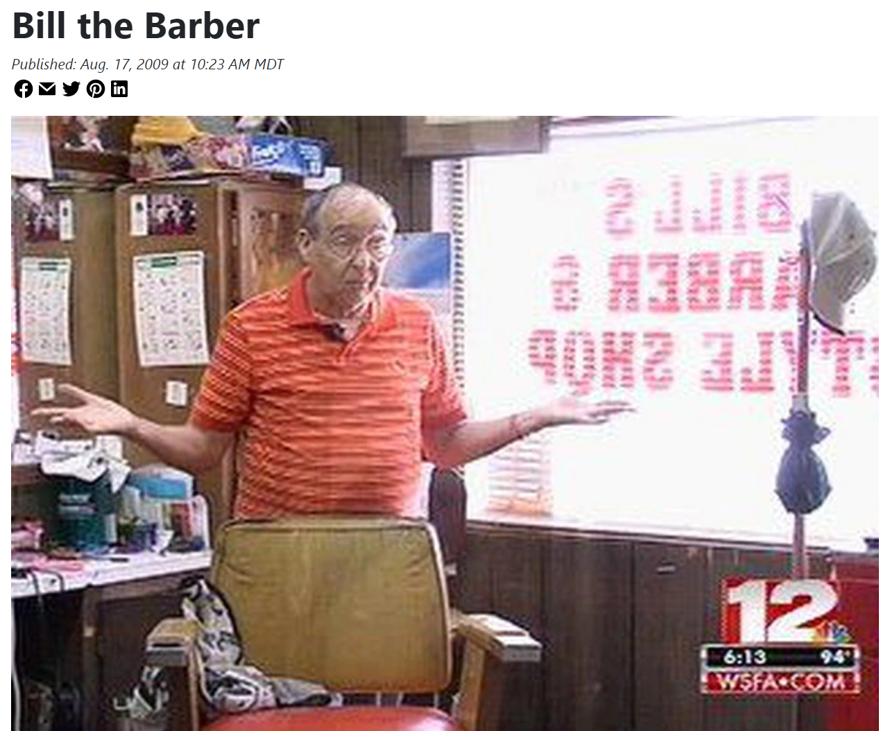 Unsung Heroes: “I just like to cut hair” | The Ewellogy