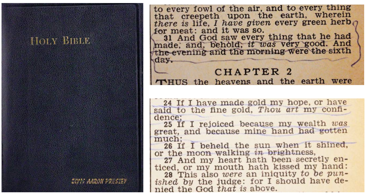 Elvis Presley and his Bible | The Ewellogy